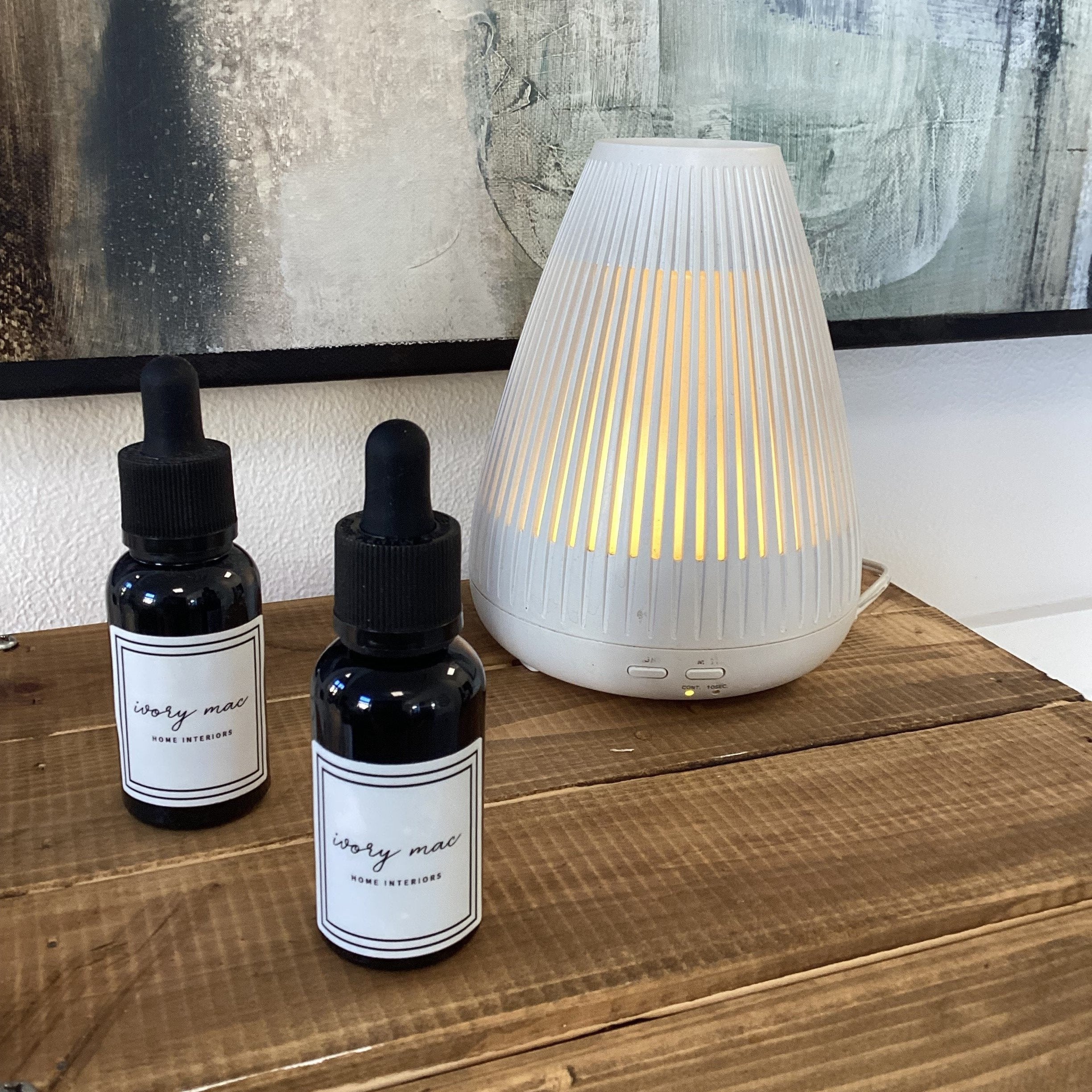 Alina White Electric Diffuser – Ivory Mac